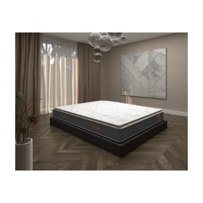 Saltea Romesa Cu Topper Silver, Plasa de Arcuri + Conglomerat de Spuma ...